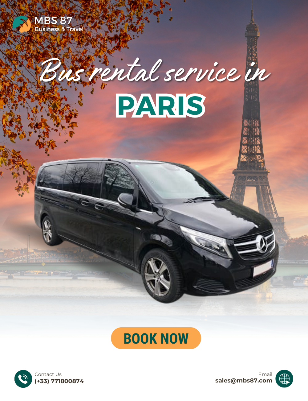 MBS 87 Bus Rental Service in Europe. Bus rental company in Europe ...